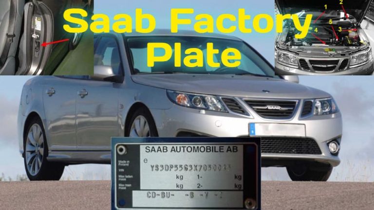 Saab Factory Plate | Cariffy